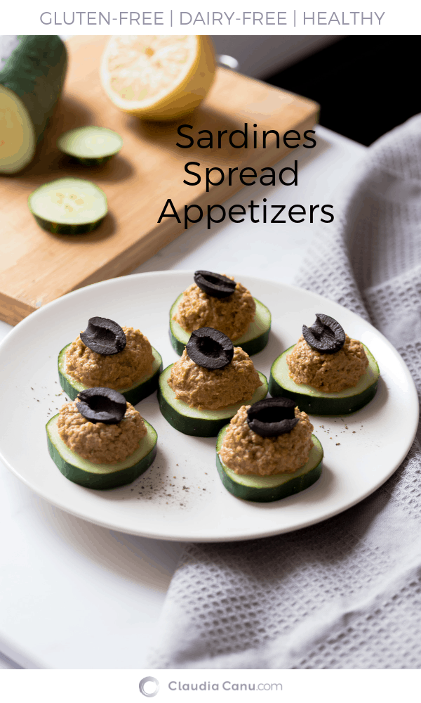 Healthy Appetizer With Sardine Spread 🥒 Claudia Canu