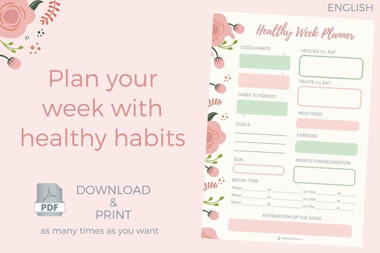 Weekly Planner For A Healthier Life | Claudia Canu