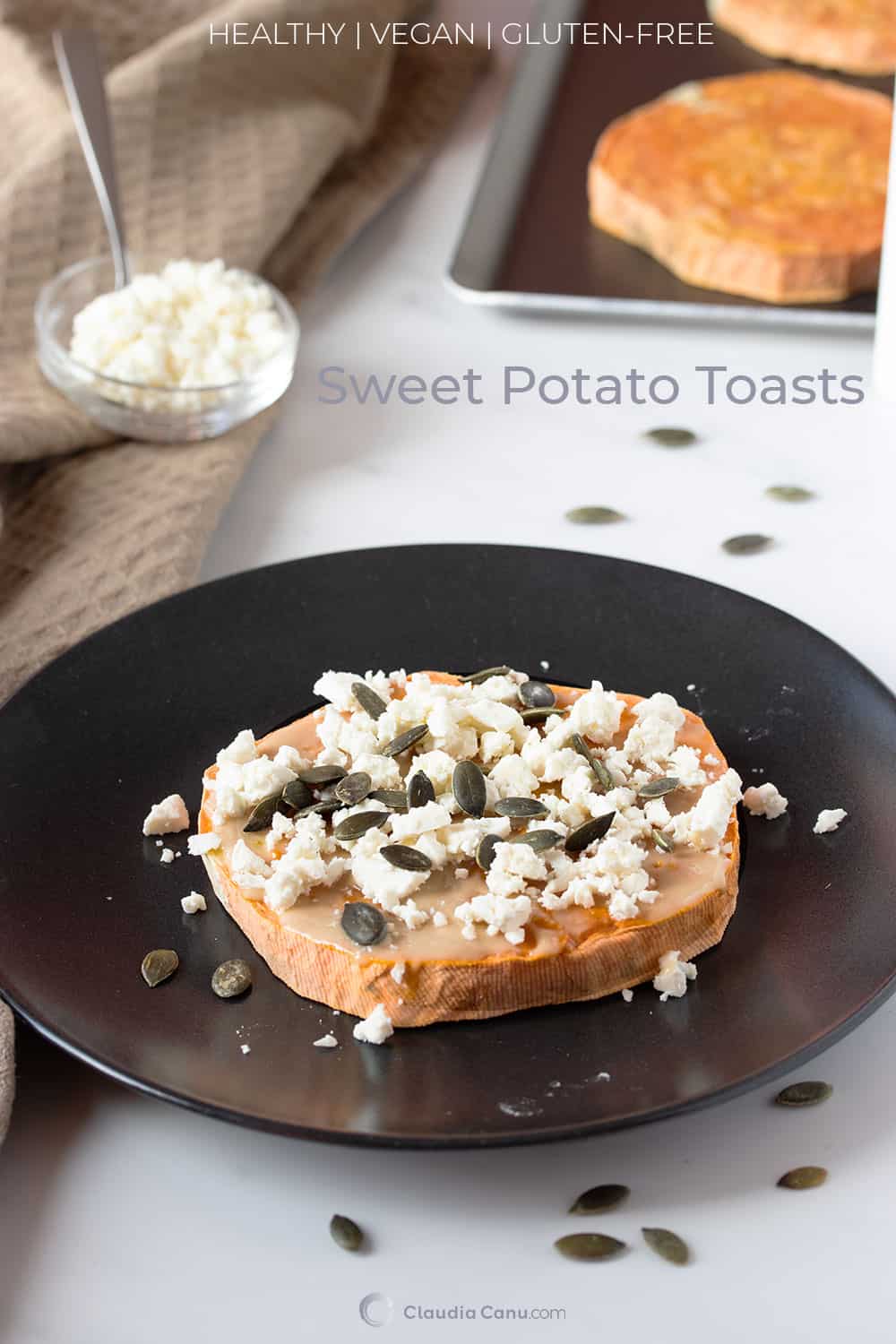 Sweet Potato Toasts For A Healthy And Easy Breakfast 🍠 Claudia Canu