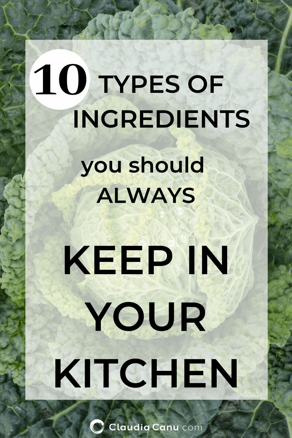 10 Types Of Ingredients You Should Always Keep In Your Kitchen
