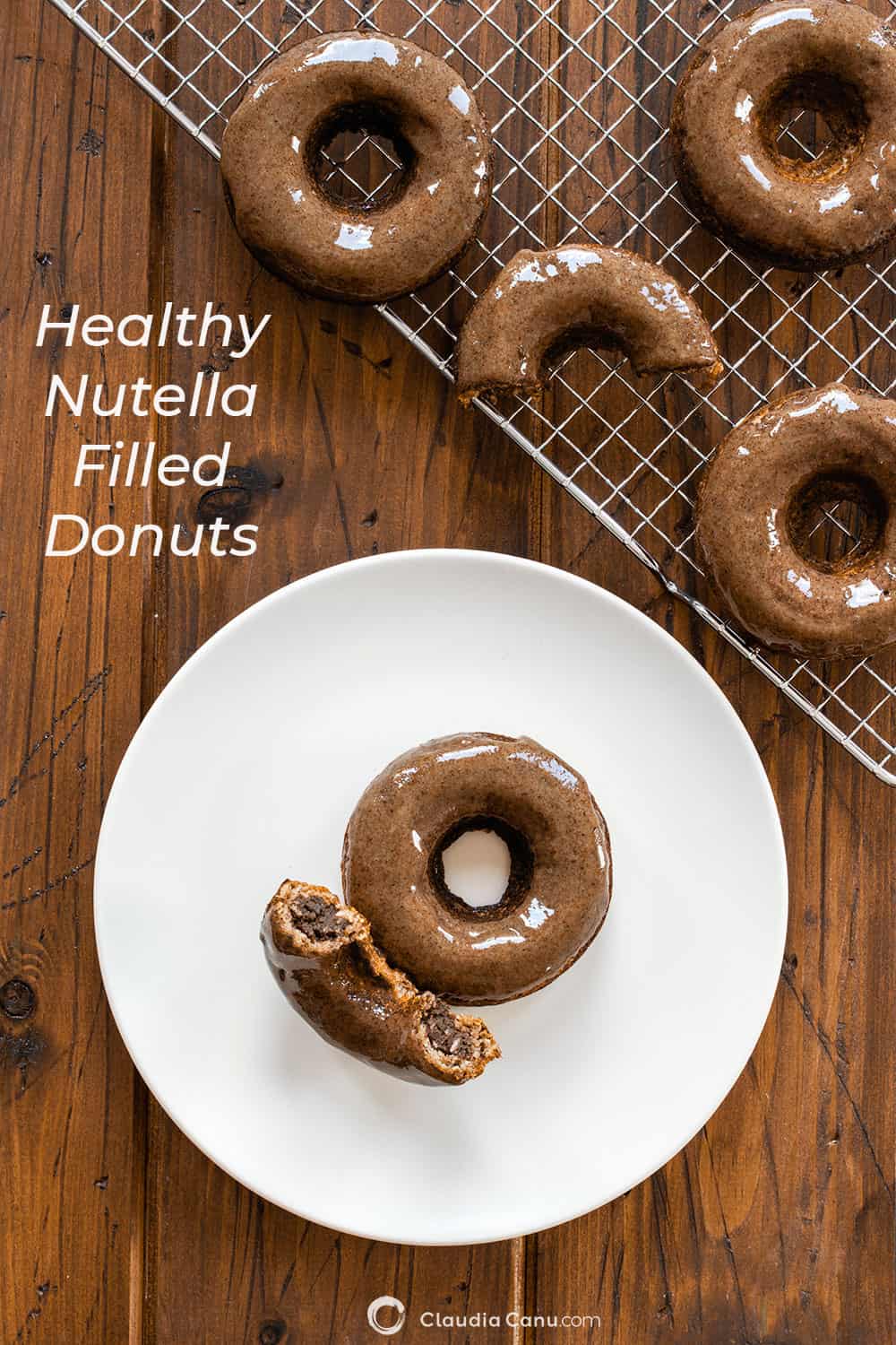 Baked Donuts Filled With Healthy Nutella (VIDEO) | Health Motivation ...