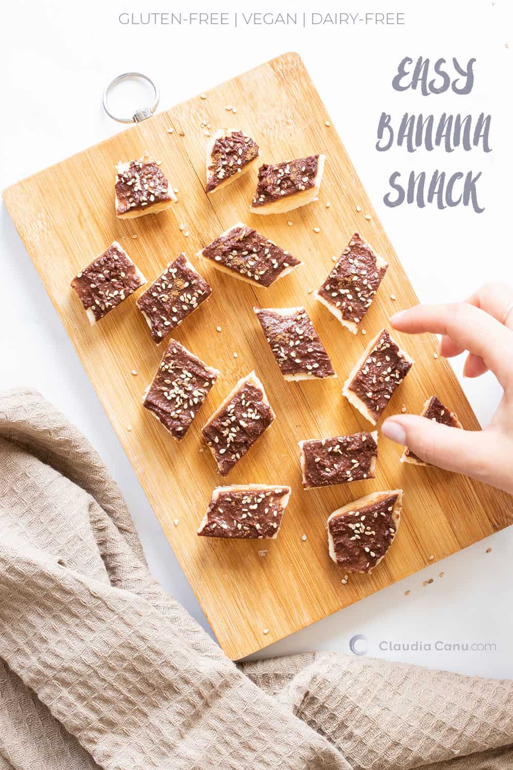 The Easiest and Healthiest Banana Snack 🍌 Claudia Canu