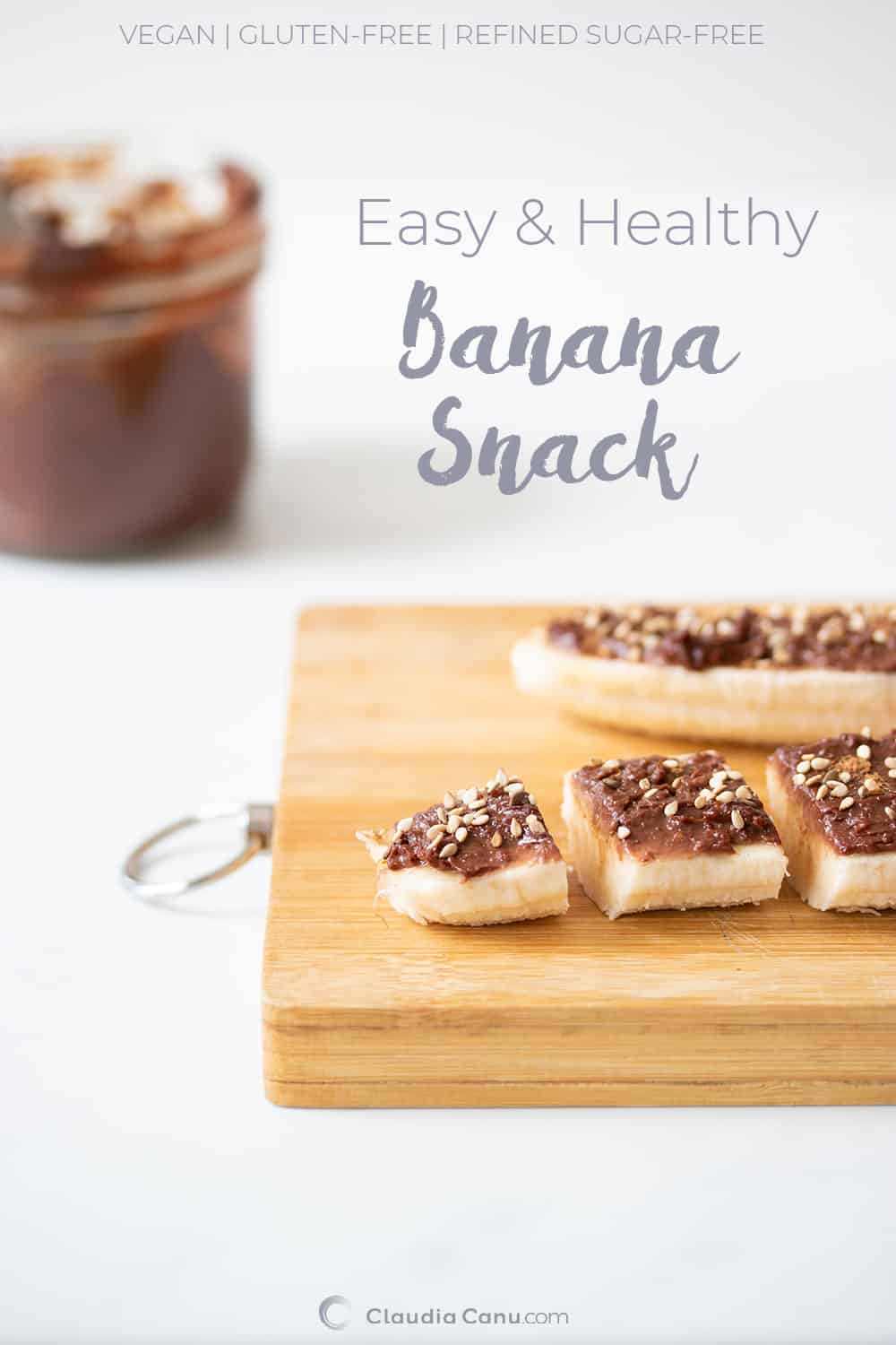 The Easiest and Healthiest Banana Snack 🍌 Claudia Canu